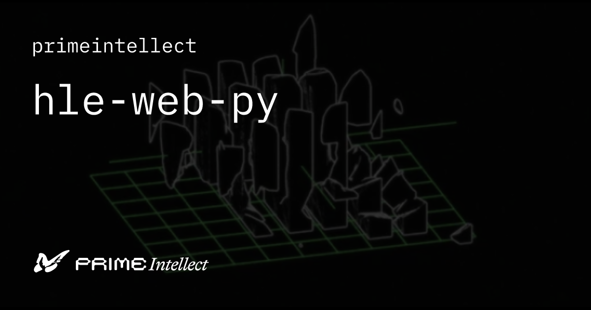 hle-web-py | Prime Intellect